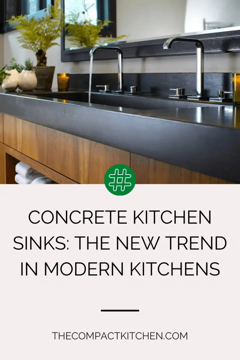 Concrete Kitchen Sinks: The New Trend in Modern Kitchens - The Compact ...