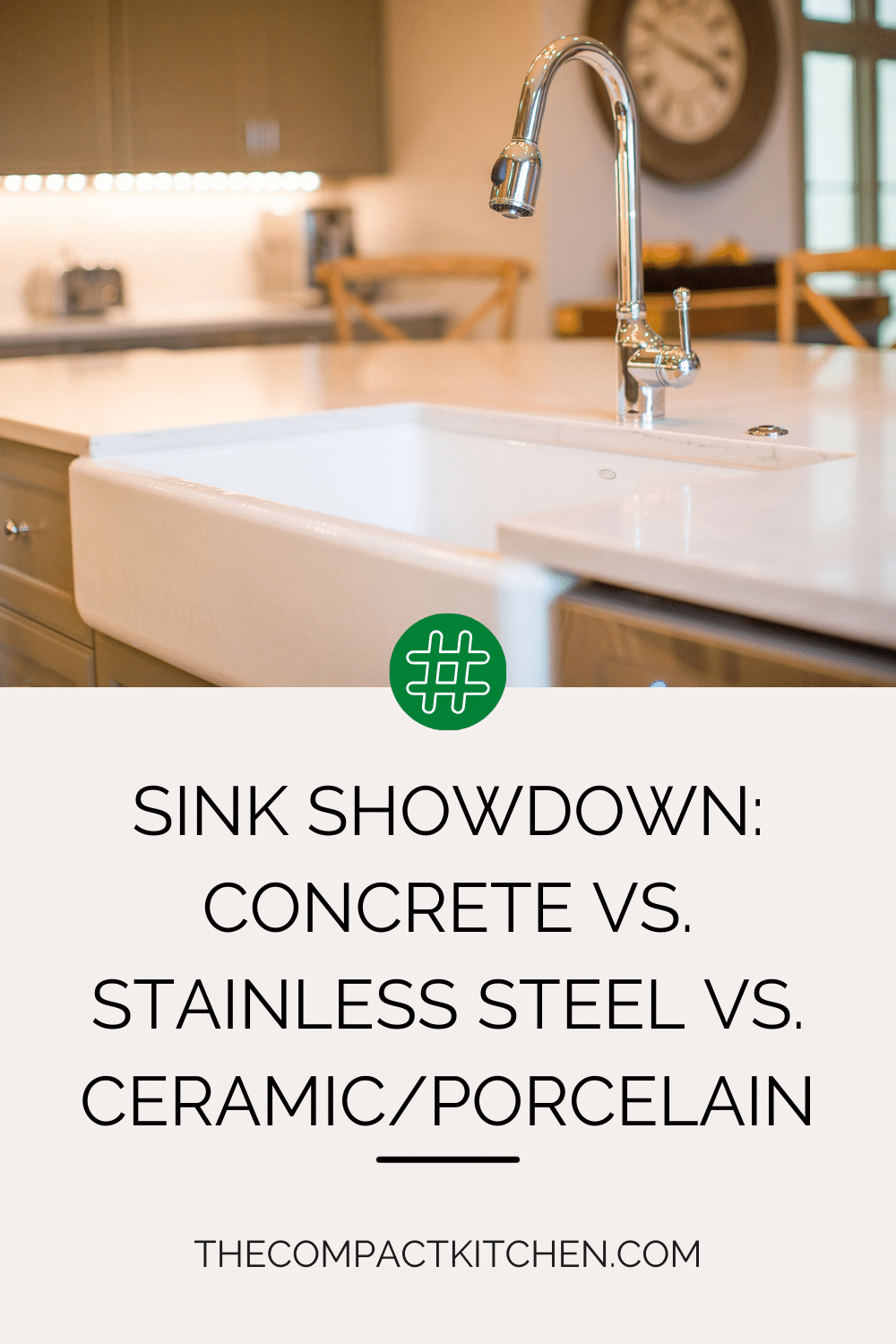 Sink Showdown: Concrete vs. Stainless Steel vs. Ceramic/Porcelain - The ...