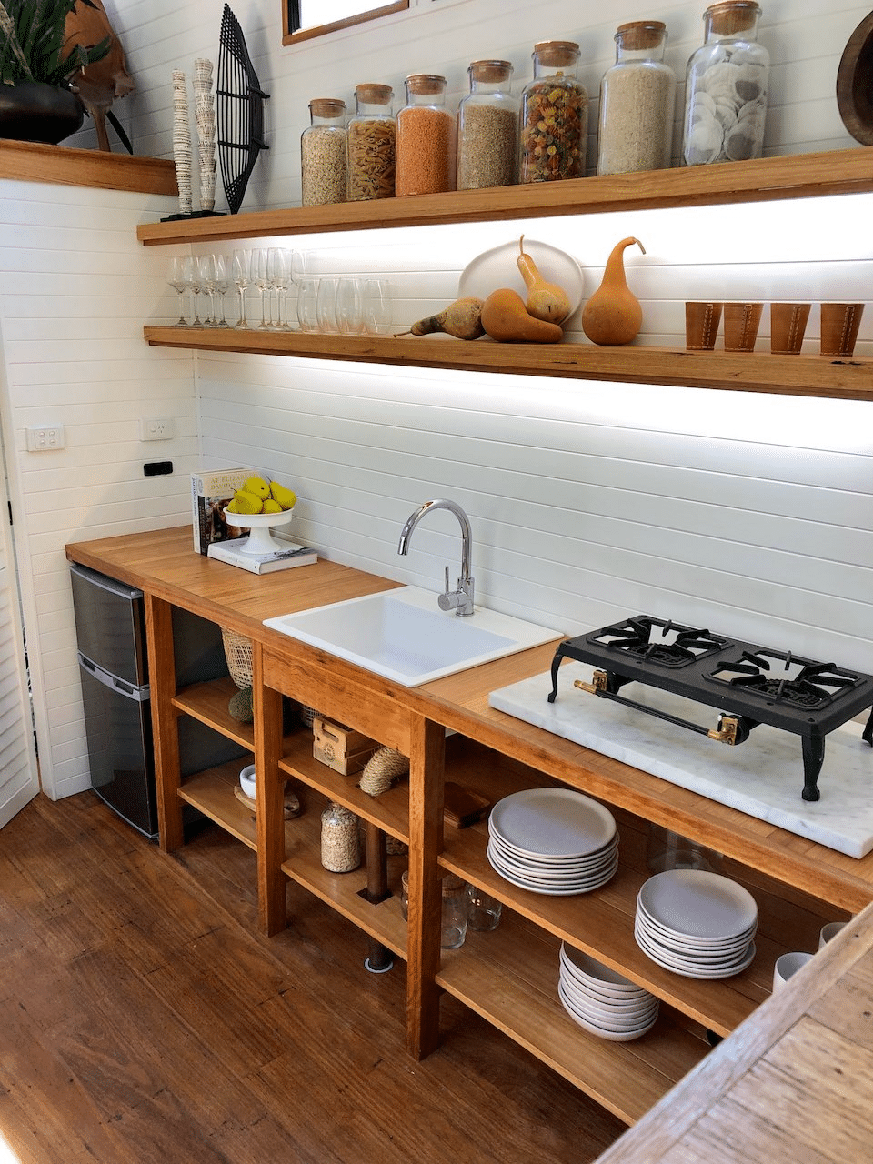 Open Lower Kitchen Cabinets: A Stylish and Practical Storage Solution ...