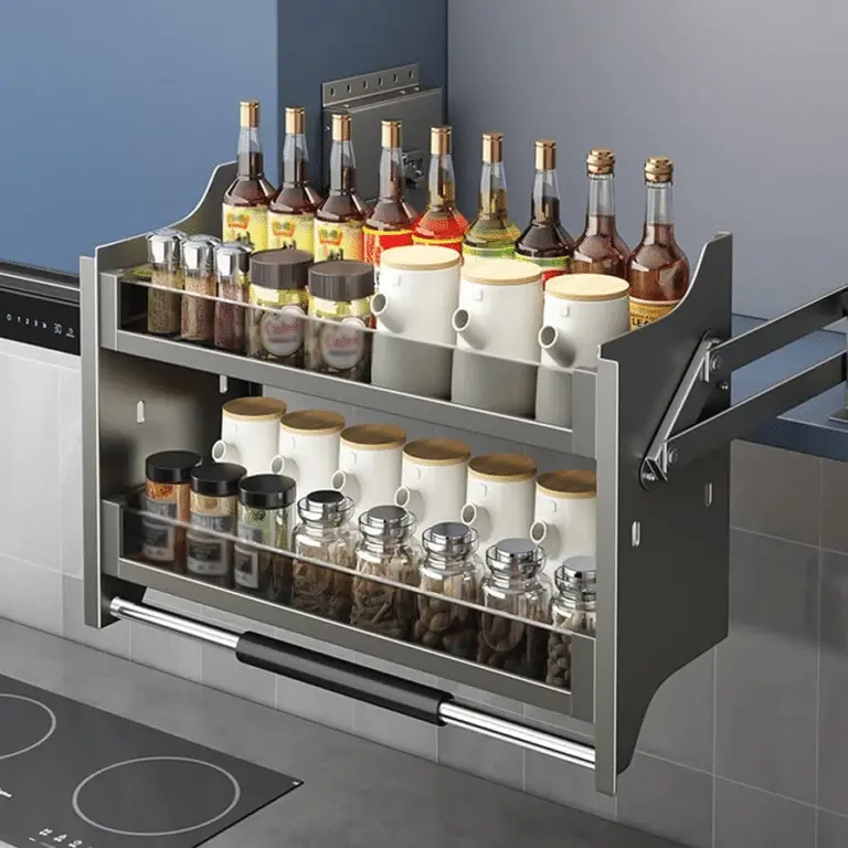 Tips for Keeping Pull Down Spice Racks in Top Shape - The Compact Kitchen