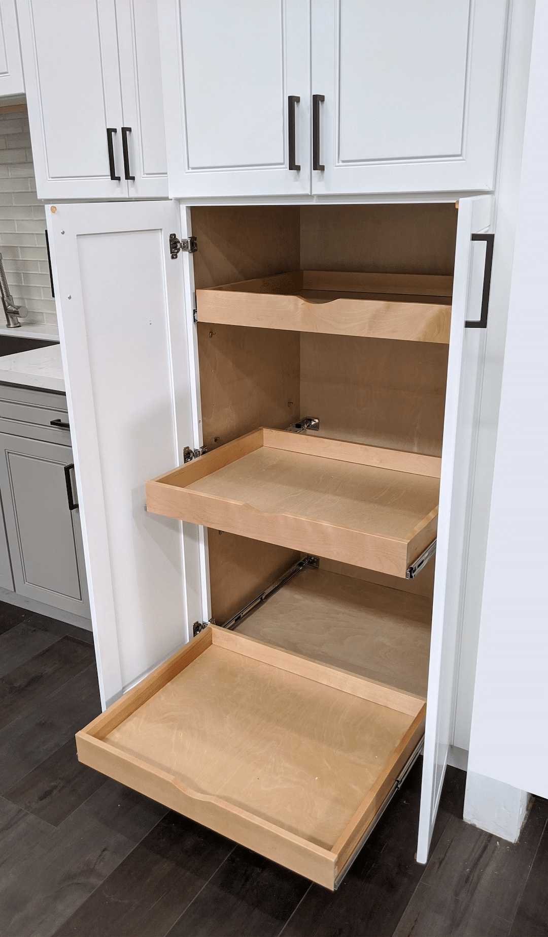 Maximize Space with Custom Slide-Out Pantry Solutions - The Compact Kitchen