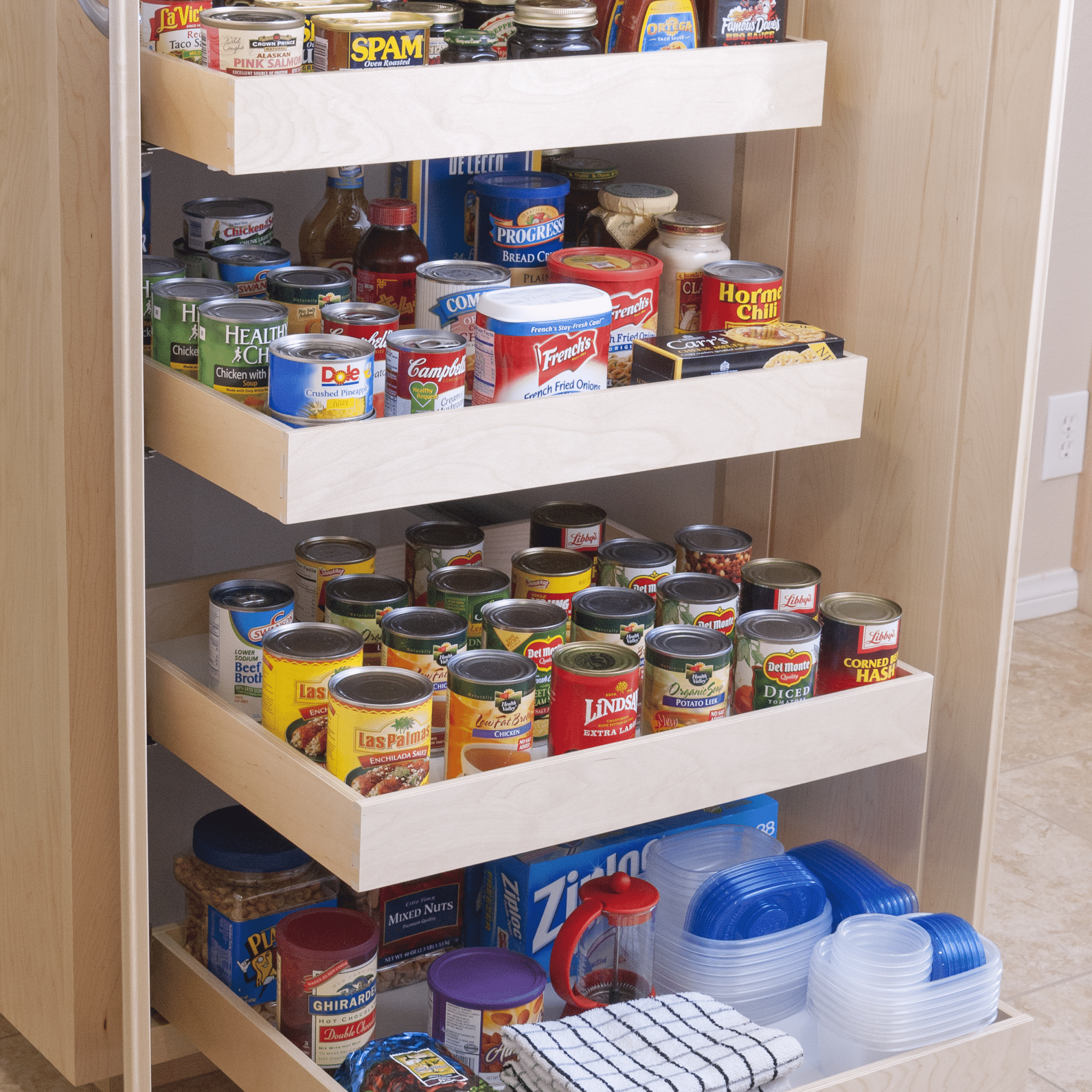 Maximize Space with Custom Slide-Out Pantry Solutions - The Compact Kitchen