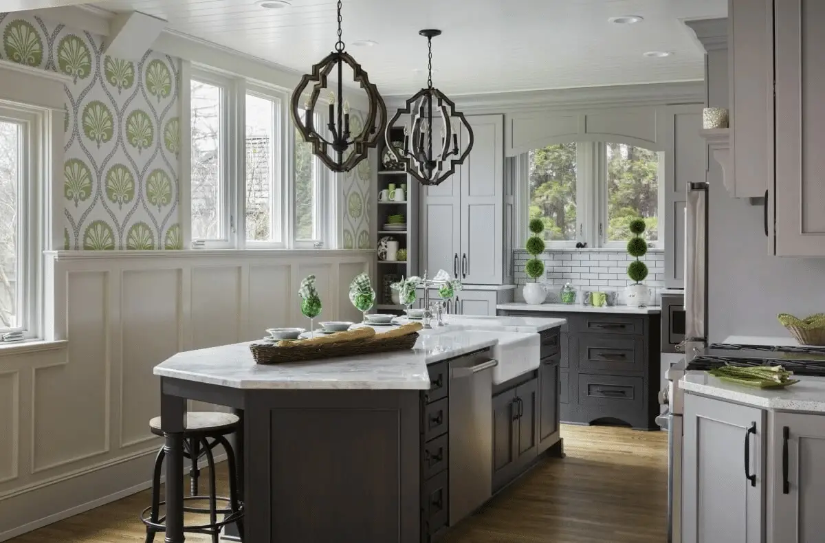 Angles of Elegance: A Guide to Angled Kitchen Islands - The Compact Kitchen