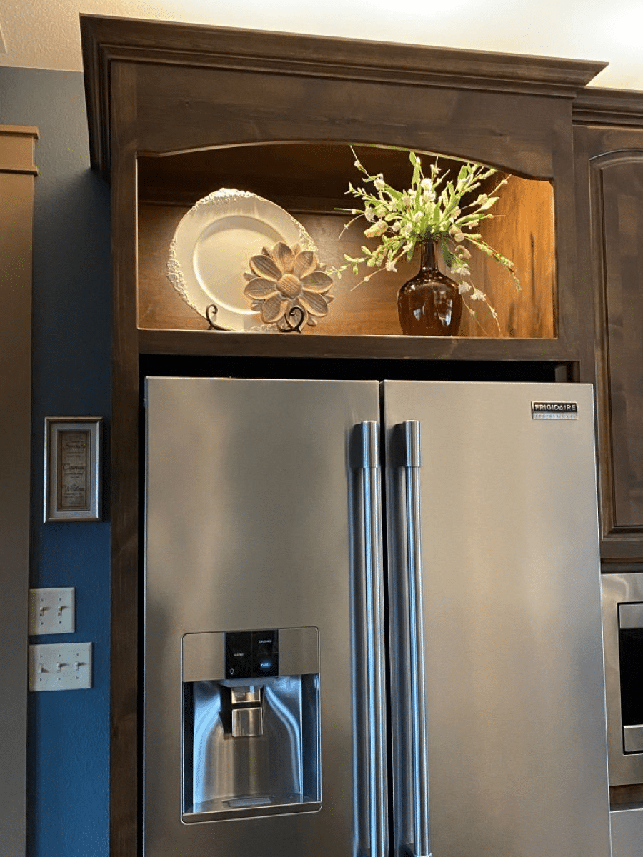 Fridge-top Finesse: Styling Tips for a Chic Kitchen Display - The ...