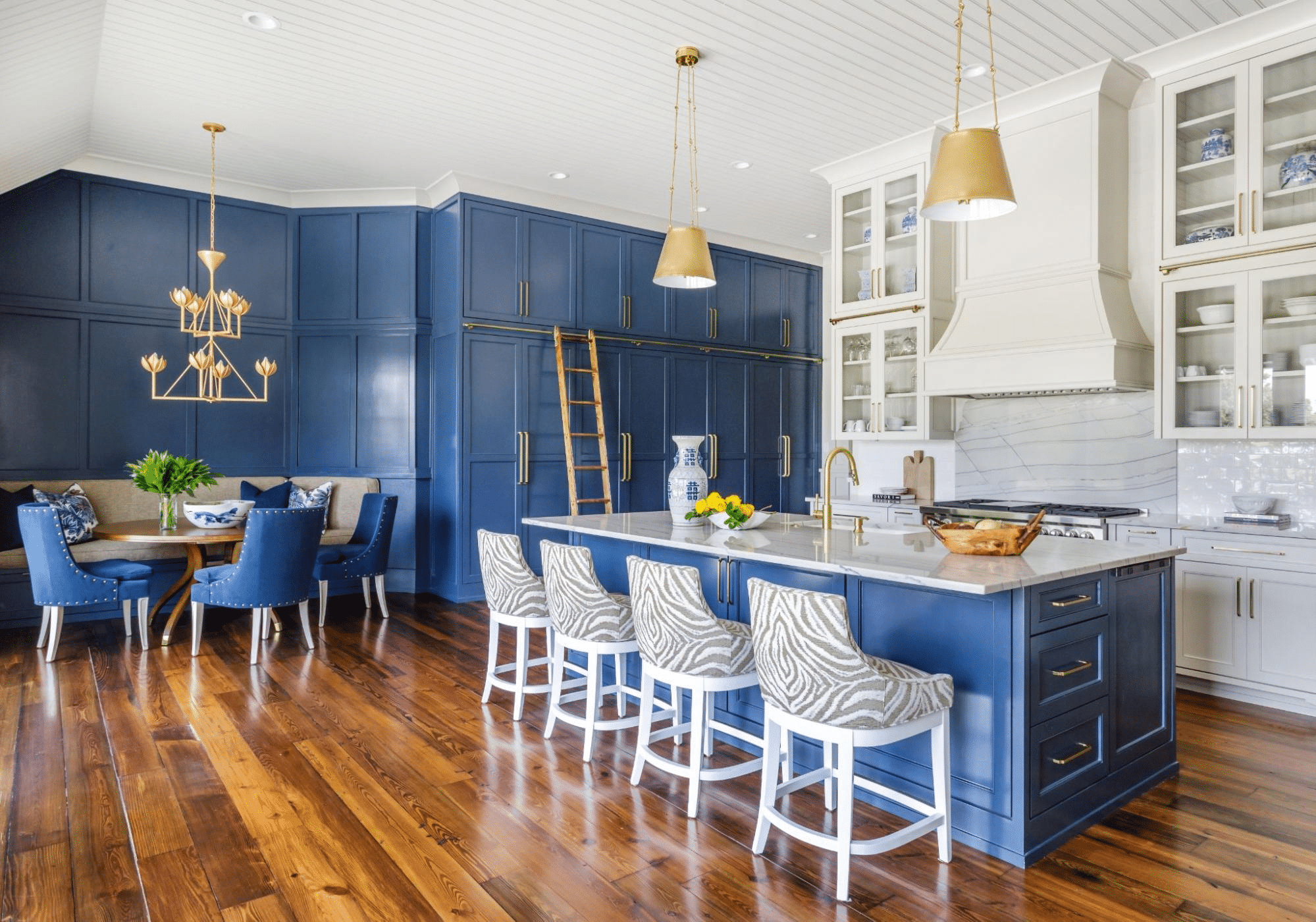 Lighting Magic: Illuminating Hale Navy Cabinets in Your Kitchen - The ...