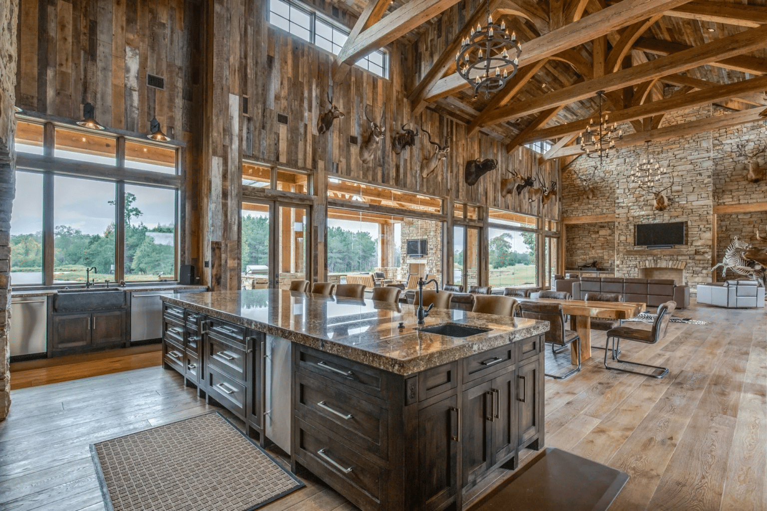Rustic Meets Modern: Designing Your Dream Open Barndominium Kitchen ...